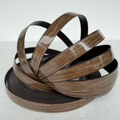 China High Gloss Walnut PVC Edge Banding for sale