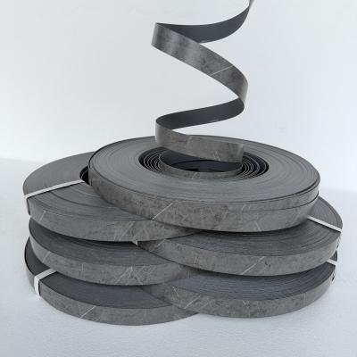 China Grey Marble Stone Texture PVC Edge Banding for Panel Furniture for sale