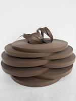 China Matte Textured Brown Solid Color PVC Edge Banding for Panel Furniture for sale