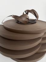 China Matte Textured Brown Solid Color PVC Edge Banding for Panel Furniture for sale