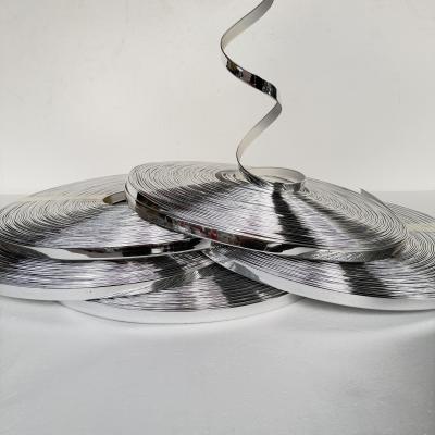 China High Gloss Mirror Silver U-shape PVC Edge Banding for sale