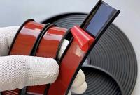 China Glossy Red Self-Adhesive PVC Edge Banding for sale