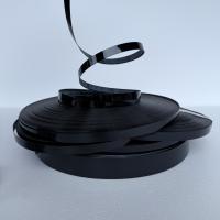 China High Gloss Solid Black PVC Edge Banding for sale