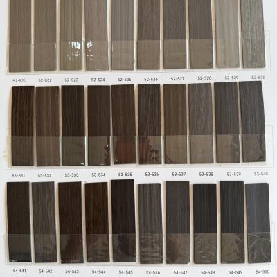 China Modern Grey Oak Wood Grain PVC Edge Banding Series for sale