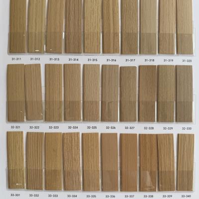 China Light Natural Oak Straight Grain PVC Edge Banding Series for sale