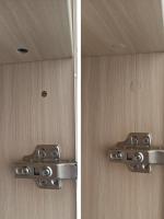 China Light Oak Wood Grain Screw Hole Cover Stickers For Furniture for sale