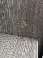 China Walnut Wood Grain Screw Hole Cover Stickers For Furniture for sale