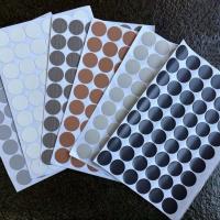 China Screw Cap Stickers, Self-Adhesive Plastic Screw Hole Cover Caps for Furniture Cabinets for sale