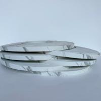 China Jazz White Marble Grain PVC Edge Banding for sale