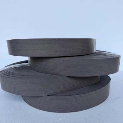 China Dark‑Grey Oak PVC Edge Banding for sale