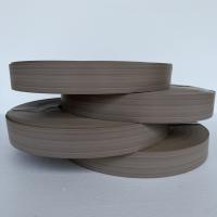 China Light‑Coffee Straight Brushed PVC Edge Banding for sale