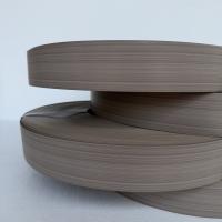 China Light‑Coffee Straight Brushed PVC Edge Banding for sale