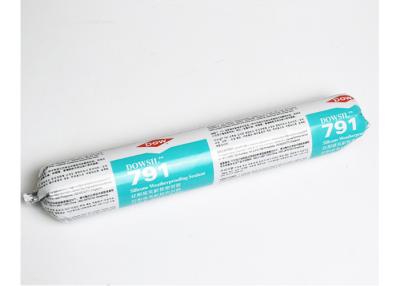 China 791 Weatherproofing One Part Neutral Curing Silicone Sealant White For Glass for sale