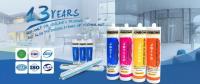 China Acetic Filling RTV Transparent Silicone Sealant For Glass Doors for sale