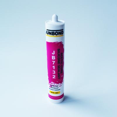 China 300ml Cartridge Acetoxy Silicone Sealant Anti Aging Environmentally Friendly for sale