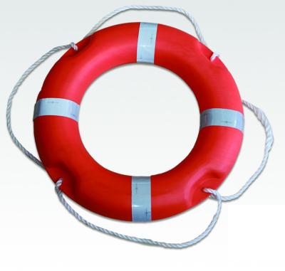 China Orange Marine Lifebuoy Safety Equipment 14.5kg Buoyancy 720mm Outer Diameter for sale