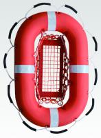 China 150*100*25CM Life Guard Float Polyurethane Foam Inner Marine Floating Life Saver for sale