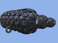 China Customizable Pneumatic Rubber Fender Cylindrical Ship Rubber Fenders CCS for sale
