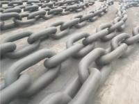 China Enlarged Link 38mm-200mm Mooring Chain R3 to R6 with LR NK RINA RMRS Certificates for sale