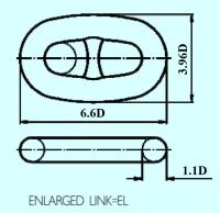 China Enlarged Link 38mm-200mm Mooring Chain R3 to R6 with LR NK RINA RMRS Certificates for sale