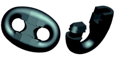 China Slim Kenter Shackle Anchor Chain Customized Mooring Shackles for sale