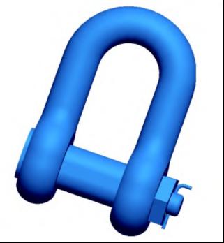 China Offshore Mooring Chain End Shackle 435-1409mm Size ISO9001 API-Q1 Certified for sale