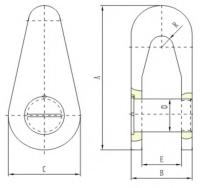 China Marine Projects Mooring Chain Shackle Link 285mm-447mm Size Range for sale