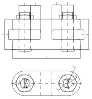 China Type H Joining Shackle MHL1 Mooring Shackles ABS Certificate for sale
