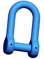 China SWL 42T Chafe Chain Shackle 267/204mm Offshore Marine Grade 3 Chain Shackle for sale