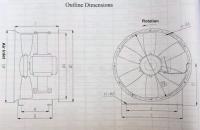 China JZL Series Marine Axial Fan Aluminum Alloy Impeller Low Noise 2900 RPM for sale