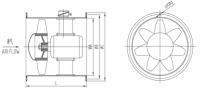 China Marine Axial Fan JCZ Series Corrosion Resistant 380V 50Hz for Ocean Vessels for sale