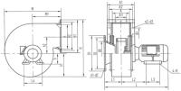 China Marine Centrifugal Fan JCL Series 300-1690 m3/h High Corrosion Resistance Aluminum for sale