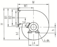 China Marine Centrifugal Fan CWL Series High Efficiency 110-2250 m3/h for Ship Ventilation for sale