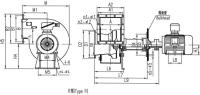 China Marine Explosion Proof Centrifugal Fan CBGD Series 400-24000 m3/h Low Noise for sale