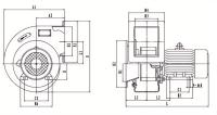 China 380V Marine Centrifugal Ventilator Ship Ventilator High Efficiency for sale