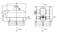 China Marine Explosion Proof Axial Fan CBZ Series 1200-140000 m³/h Airflow 0.75-55 KW for sale
