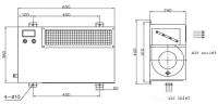 China Marine Electric Heating Fan 500-5000 m3/h Antirust Aluminum Impeller Stainless Steel Heating Pipe for sale