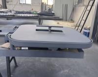China TYPE A Weathertight Hatch Cover Single Sided Boat Hatch Lid 630x630mm CB/T3728-2011 for sale