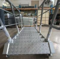 China CB738-77 Aluminum Steps For Docks Saltwater Environment 50-100 Slope Angle for sale