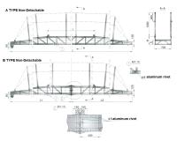 China Non Slip Aluminium Gangway 8000mm-15000mm Length Marine Use Detachable for sale