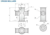 China Alloy Steel Marine Mooring Bollard 8T to 75T SWL for Ship Berthing for sale