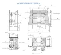 China Marine Steel Fairlead Roller Heavy Duty Winch Roller Fairlead 820mm-1750mm DN140-DN400 for sale