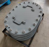 China Marine Manhole Cover Type C 800x600mm High Corrosion Resistance for Ships for sale