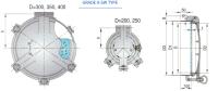 China 200mm-400mm Side Scuttles On Ship Tempered Glass Marine Outfitting for sale