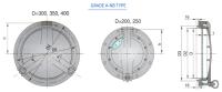 China 200mm-400mm Side Scuttles On Ship Tempered Glass Marine Outfitting for sale