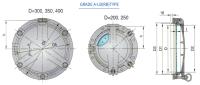 China 200mm-400mm Side Scuttles On Ship Tempered Glass Marine Outfitting for sale