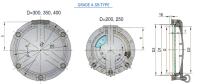 China 200mm-400mm Side Scuttles On Ship Tempered Glass Marine Outfitting for sale