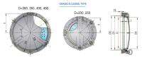 China Corrosion Resistance Ship Side Scuttles 200mm-400mm Size GRADE B for sale