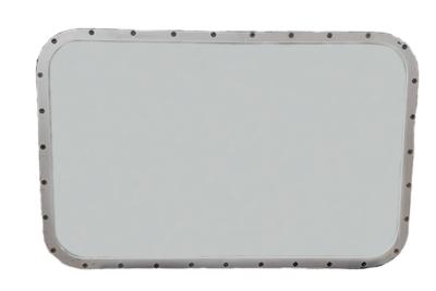China Fixed Rectangular Marine Window Replacement 800x630mm for Wheel House Bolted or Welded for sale