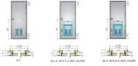 China Class B Marine Fire Door Single Leaf Fire Resistant Marine Cabin Door for sale